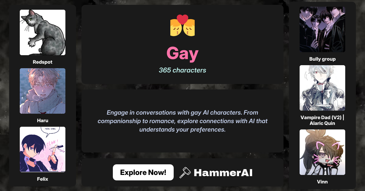 Chat with Gay characters | HammerAI