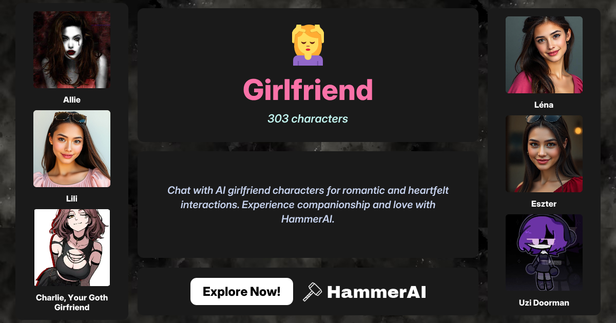 Chat with Girlfriend characters | HammerAI