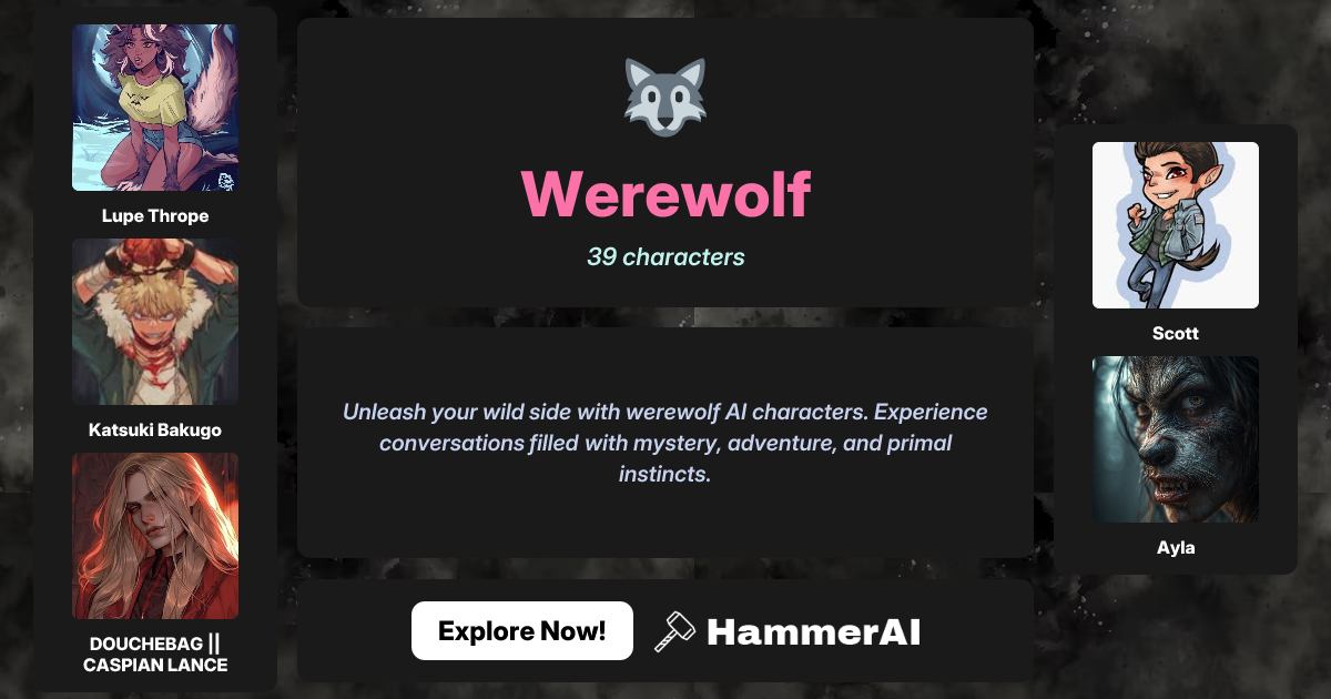 Chat with Werewolf characters | HammerAI